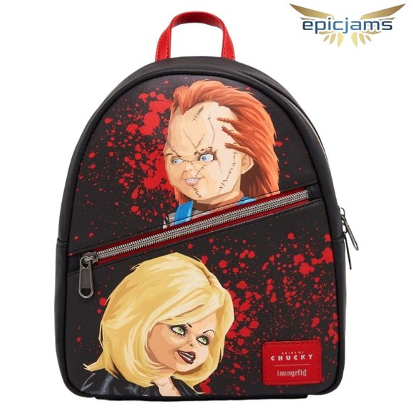 Loungefly | Bags | Loungefly Bride Of Chucky Duo Blood Splatter Mini ...